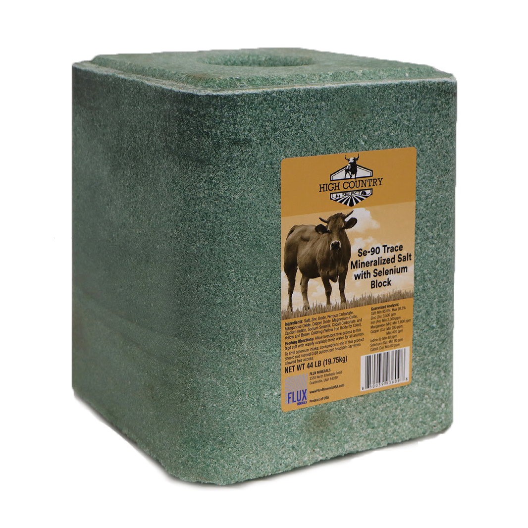 Se-90 Trace Mineralized Salt Block – Central Washington Salt Supply